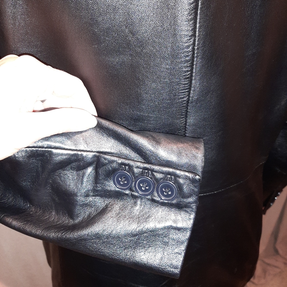 Jaclyn Smith Classic Collection Leather Jacket - Gem